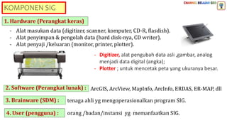 Sistem Informasi Geografis dalam Pengantar Ilmu Geografi | PPT