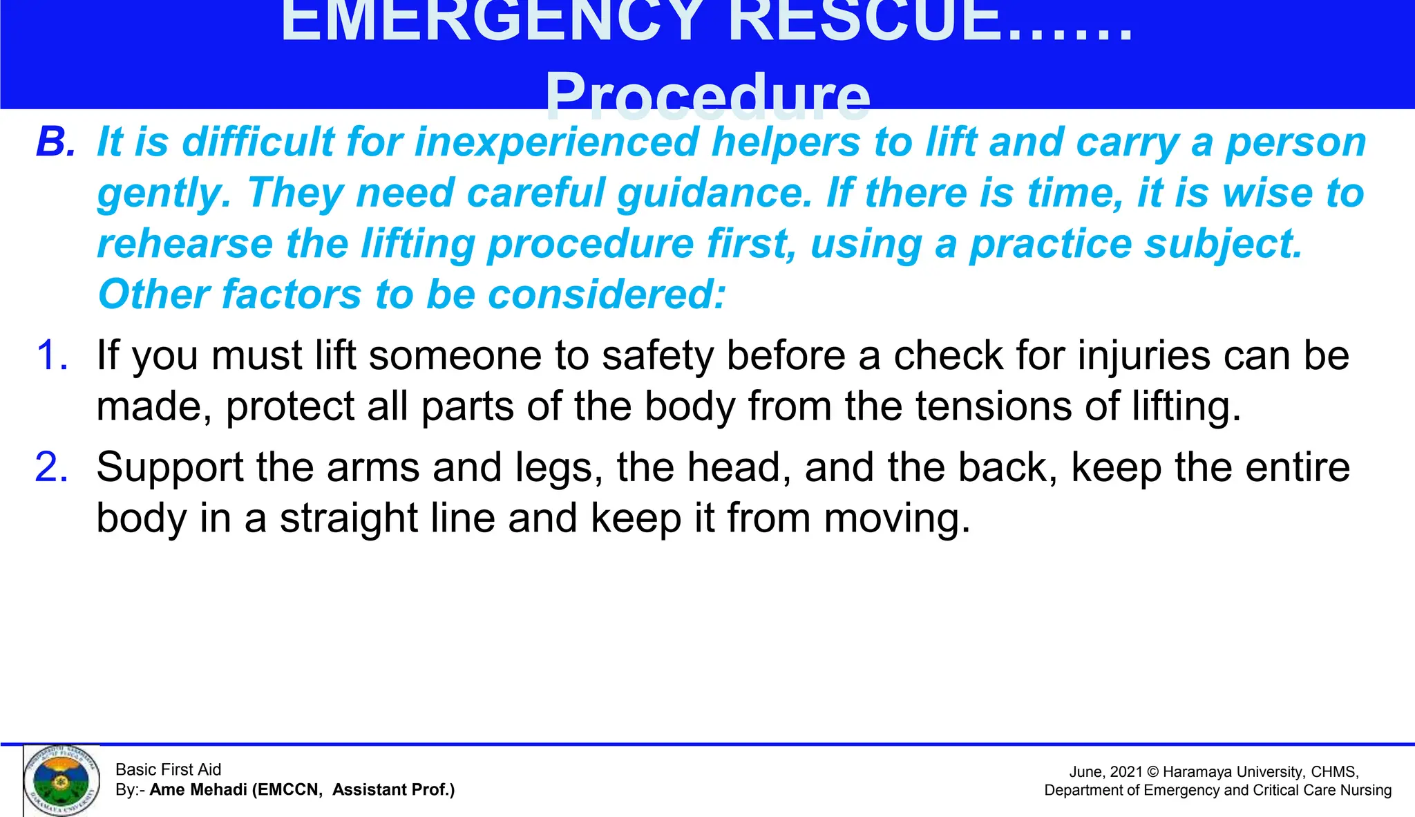 Emergency Rescue and Short distantce Transfer.pptx
