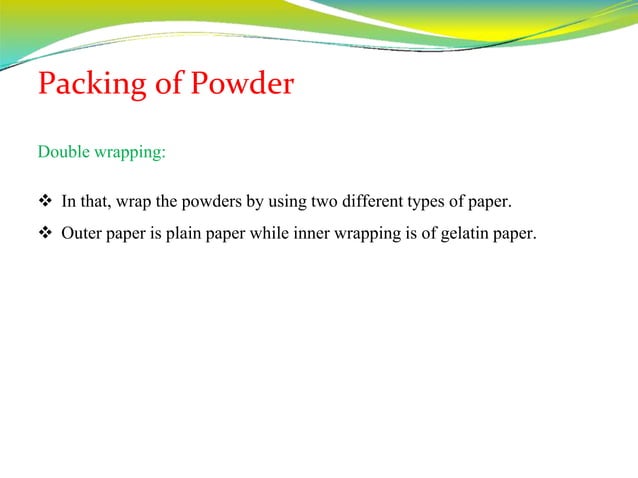 11. POWDER.pptx Pharmaceutics II ER 2020 | PPTX