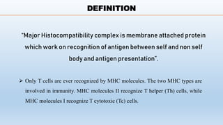 Major Histocompatibility Complex- Pharmaceutical Biotechnology ...