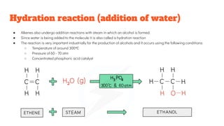 Organic Chemistry (Alkenes) IGCSE 10th 10th | PDF
