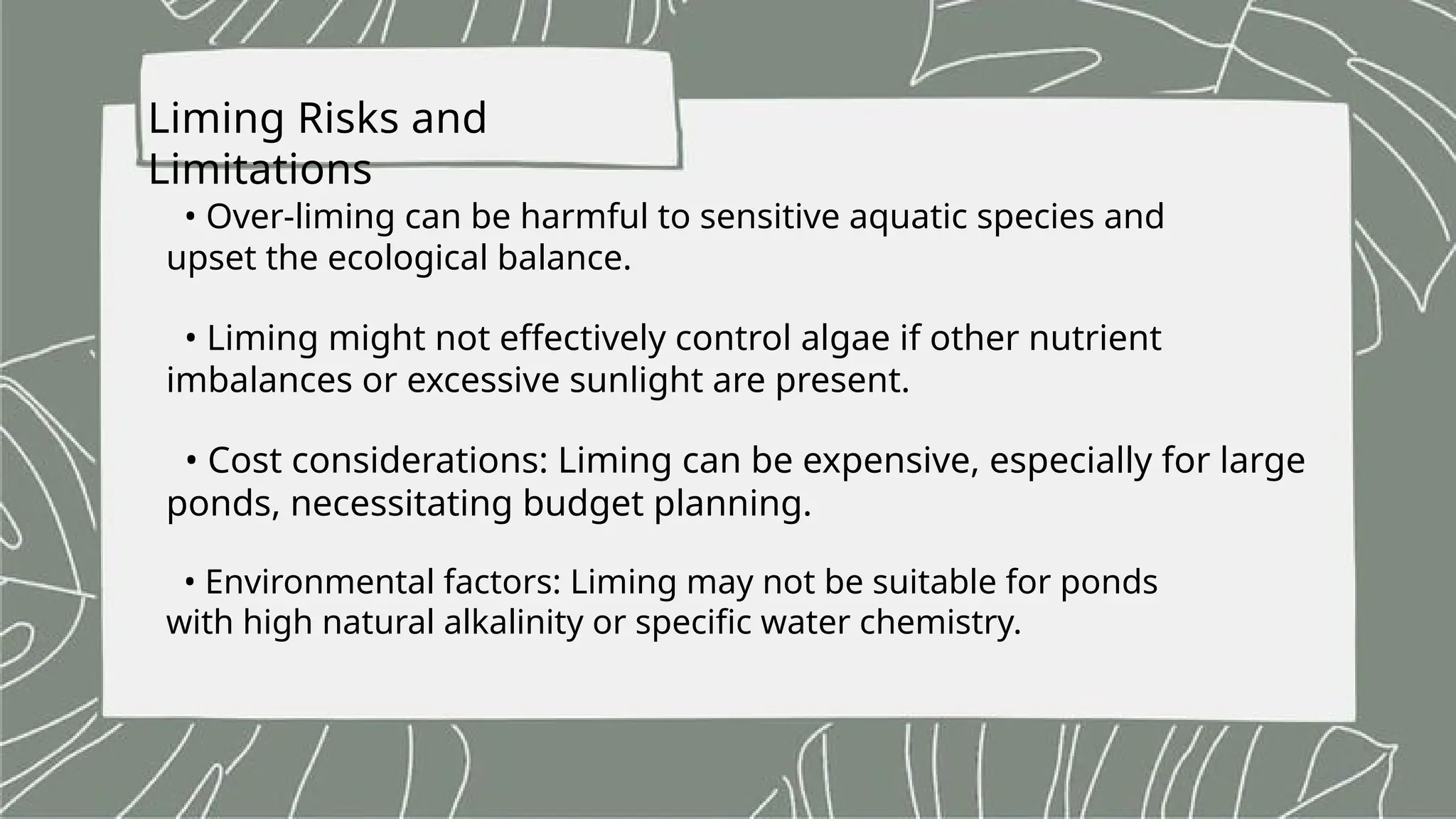 liming in aquaculture and its effect and applications.pptx