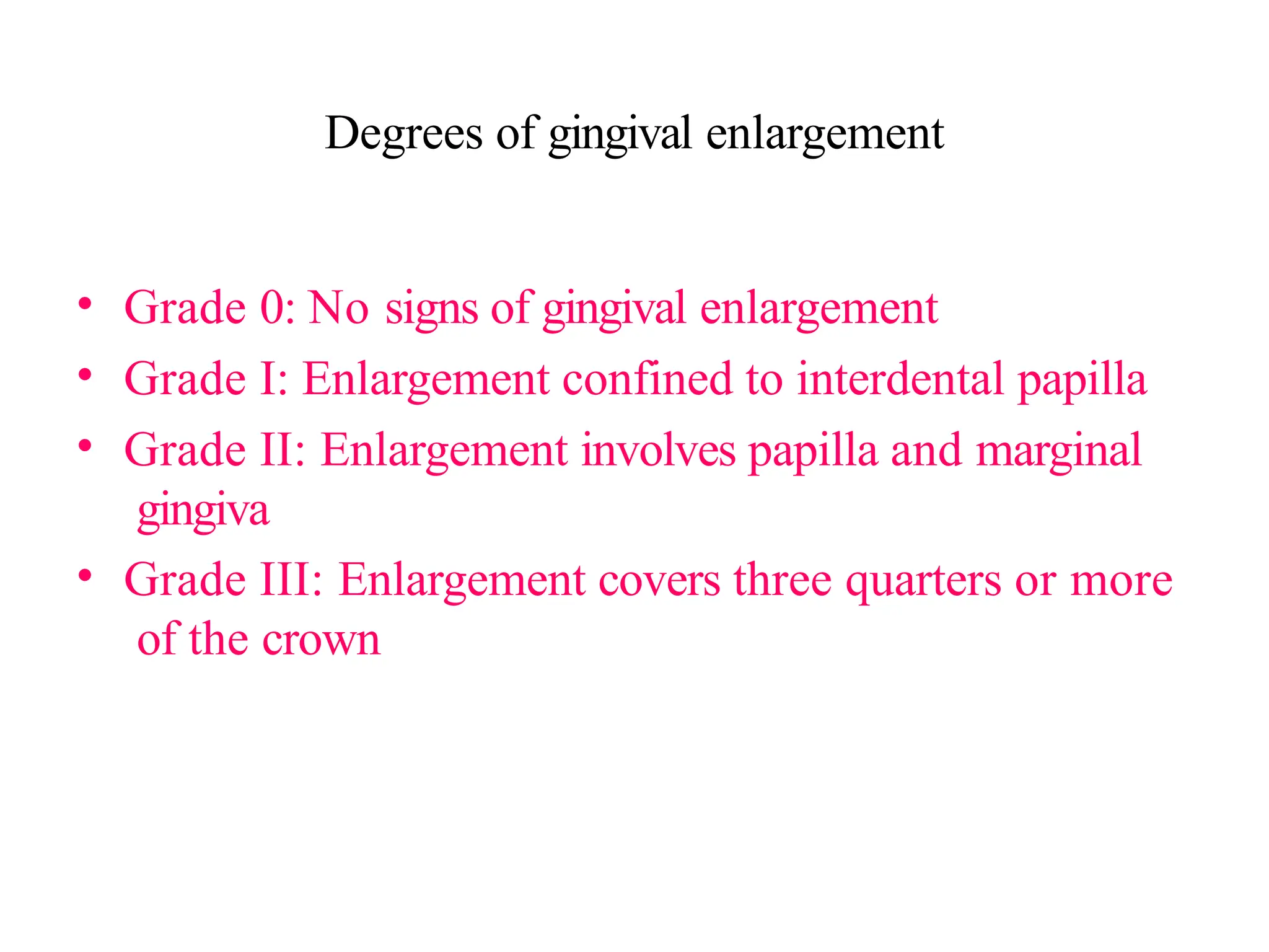 Types and classification of gingival enlargement | PPTX