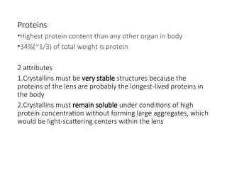 Physiology of lens (2), ophthalmology.ppt