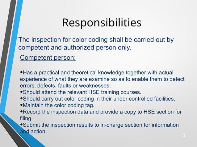 11.SETUP VENTURE - Color Coding and Inspection.ppt