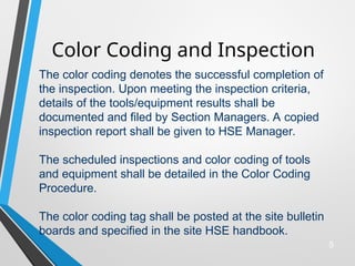 11.SETUP VENTURE - Color Coding and Inspection.ppt