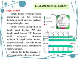 Sistem Ballast Kapal Systemxxxxxxxxxxxxxxxxxxxxxxxxxxxxxxxxxxxx | PDF