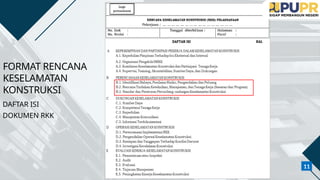 11. Menerapkan Resiko K3 PADA TINGKAT RISIKO KESELAMATAN KONSTRUKSI KECIL..pptx