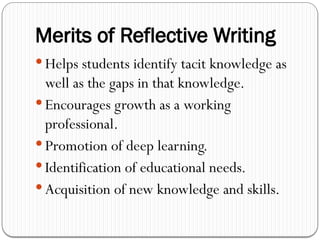 11. Reflective Writing and Critical Thinking.pptx