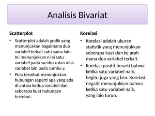 11. Asosiasi dan uji perbedaan, Analisis bivariat.pptx