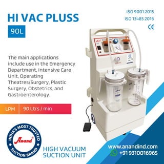 HI-VAC PLUSS 90 LTR Neuro-Surgery and Orthopaedic Surgery | PDF
