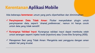 Pemrograman Aplikasi Mobile - 11 Mobile Security | PPT