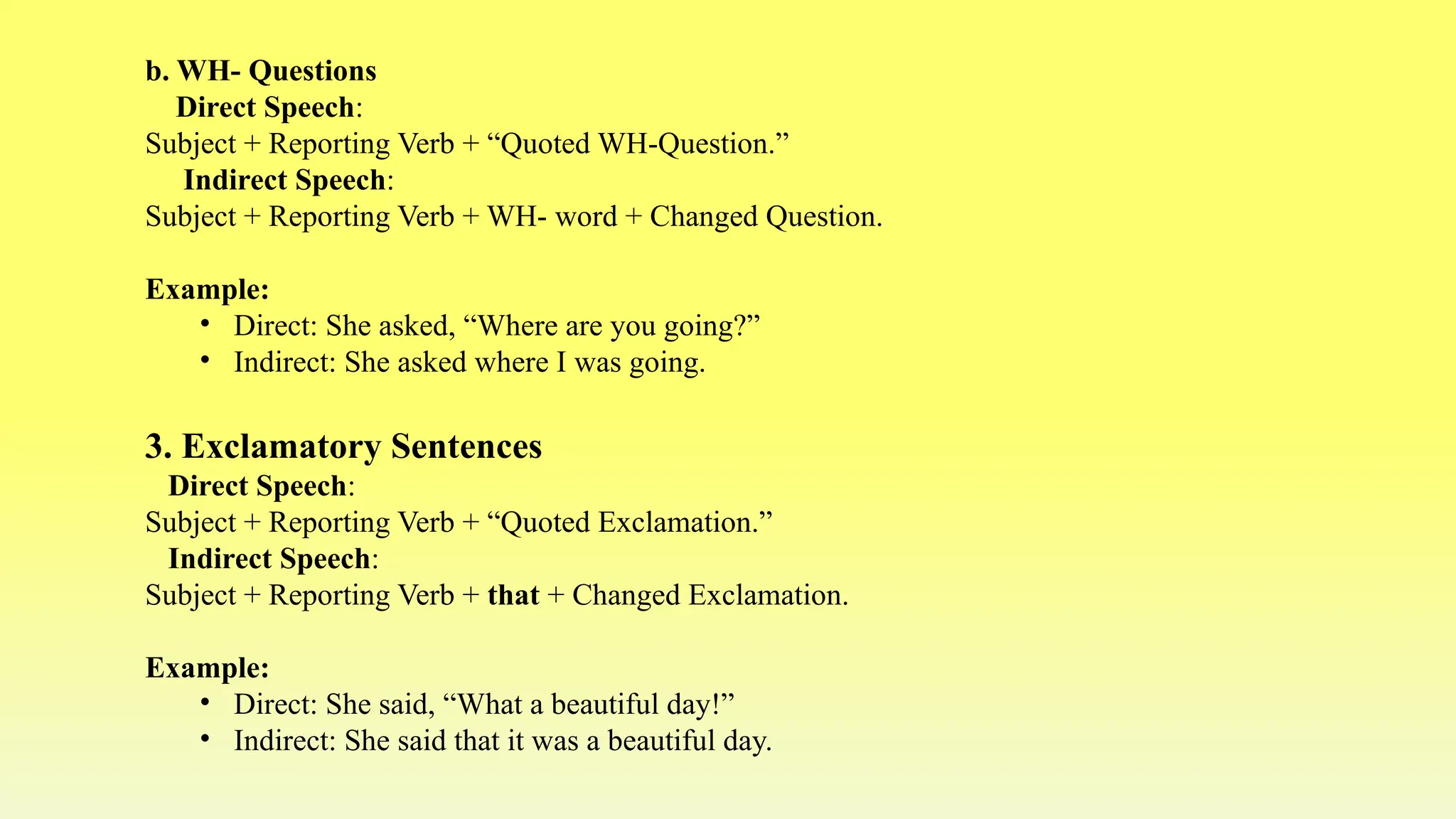 Narration Changing and Its types : Grammar | PPTX