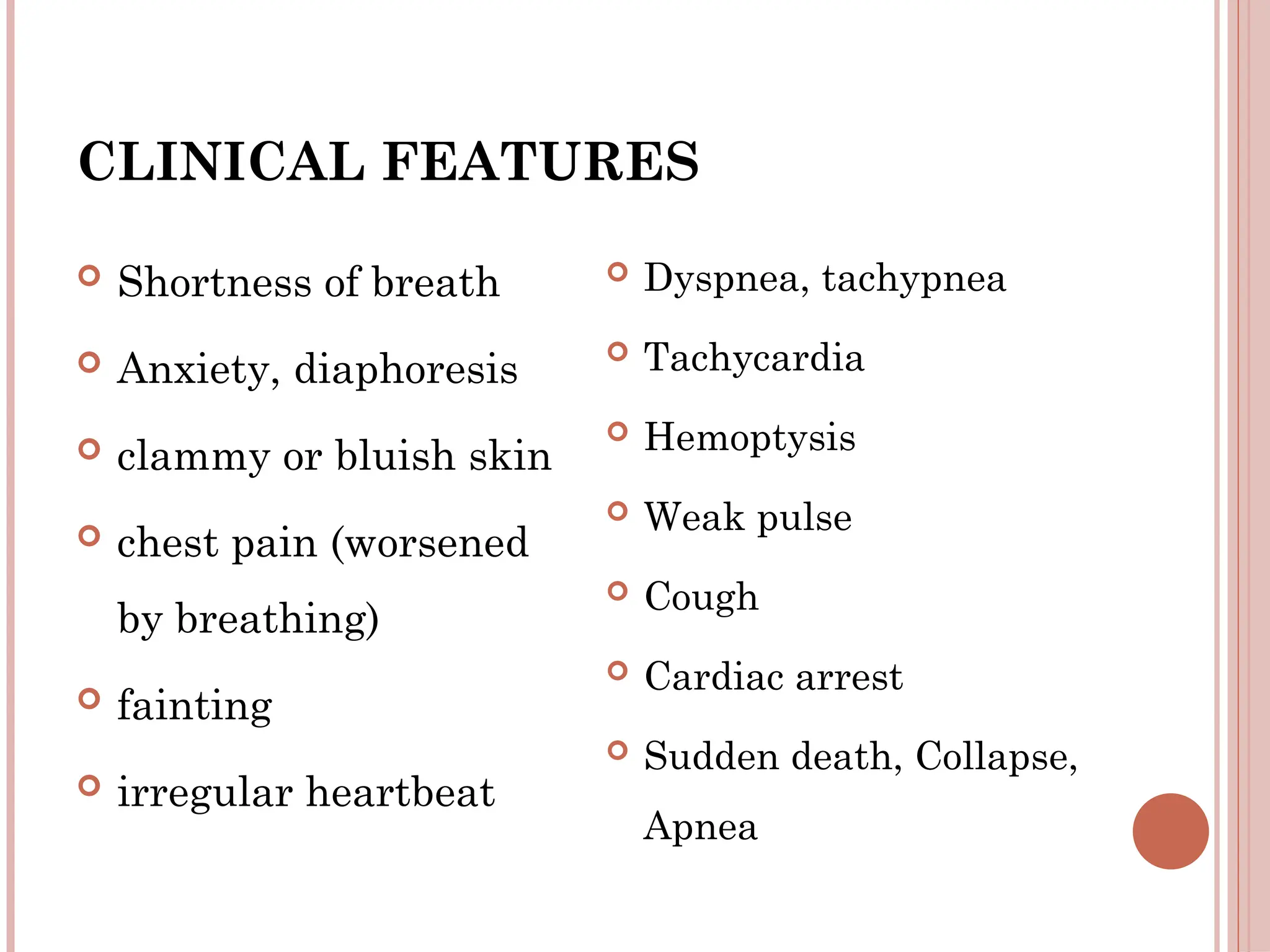 11. PULMONARY EMBOLISM power point presentation | PPTX