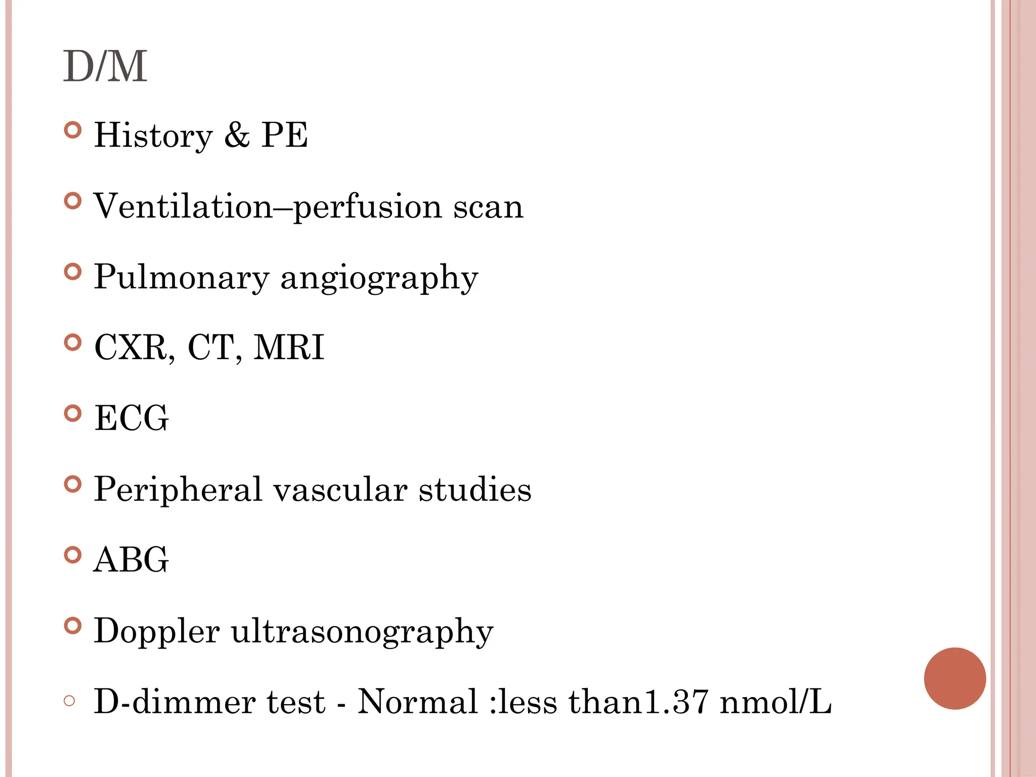 11. PULMONARY EMBOLISM power point presentation | PPTX