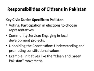 11. Rights and Responsibilities of the people of Pakistan .pptx