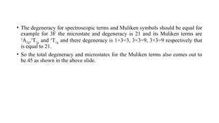 11. Correlation Diagrams.Orgal and tanabe sugano diagrampptx | PPTX