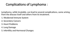 Lymphoma medicine 1st general medicine.pptx