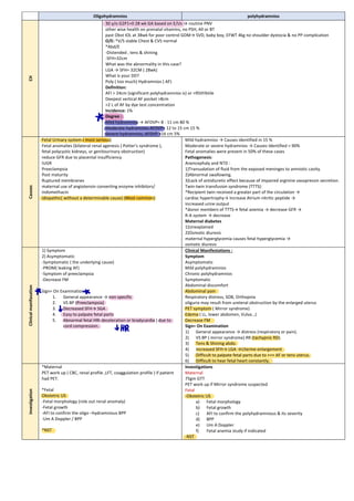 11. Amniotic fluid Disorders in pregnancy | PDF