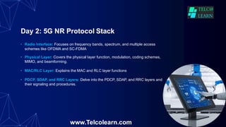 5G NR and Open RAN Training by TelcoLearn | PDF
