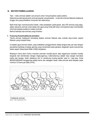 Tipe Animasi Type Animation Tipe Animasi Type Animation | PDF