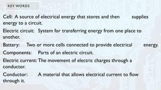 All about Electric circuits for Grade 6 learners | PPTX
