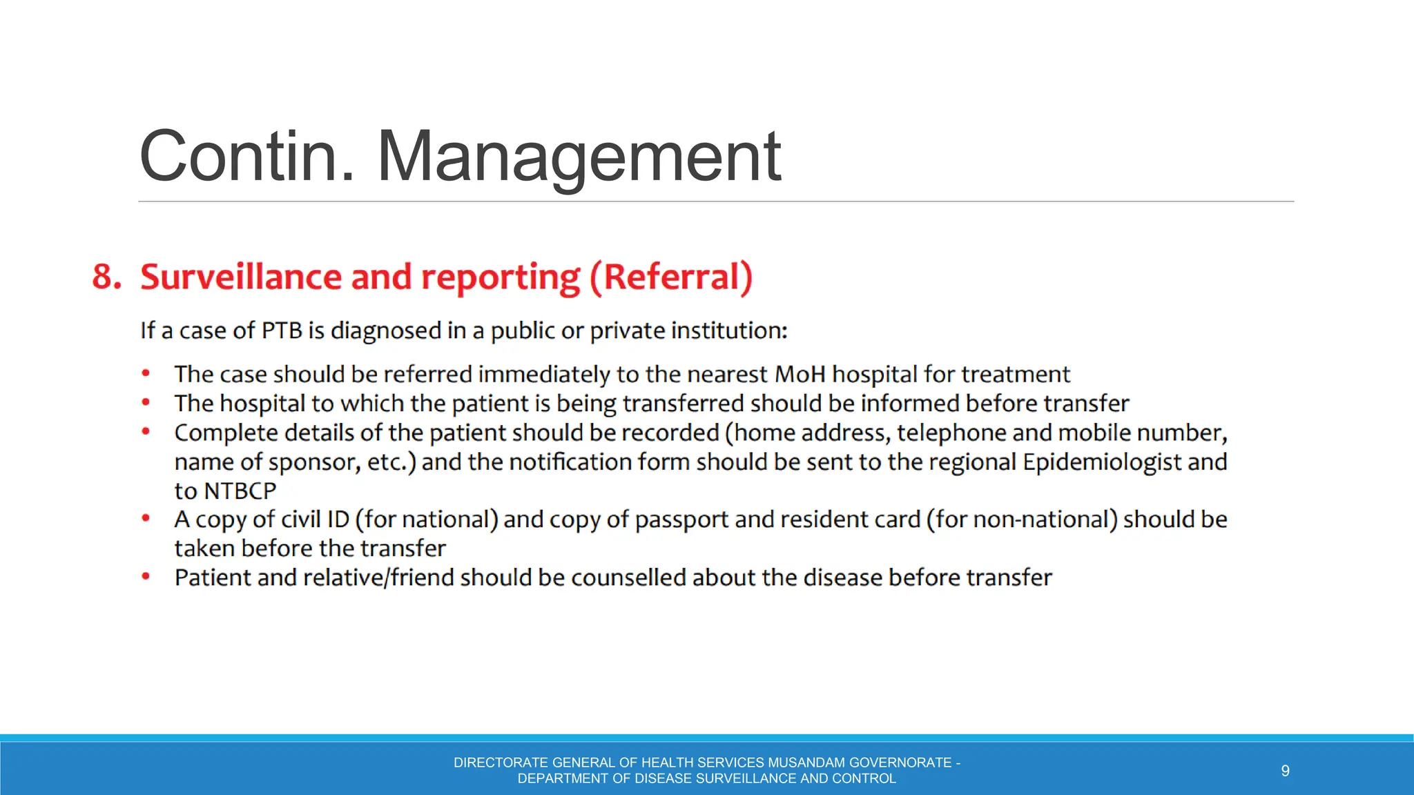 tuberculosis ,diagnosis and management in community | PPT