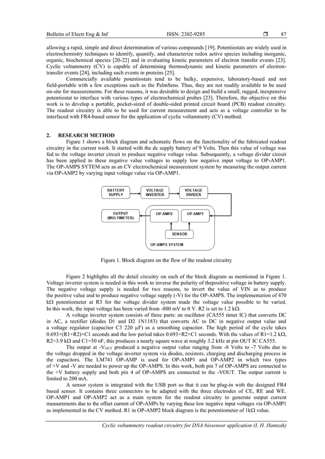 Cyclic voltammetry readout circuitry for DNA biosensor application | PDF