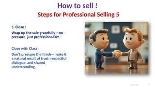 Basics of professional selling (Sell as a professor).pptx