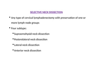 Neck Dissection for Oral Squamous cell carcinoma.pptx
