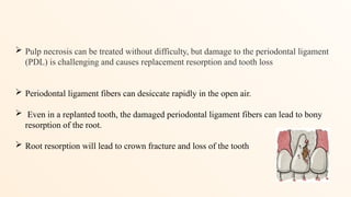 11.avulsion ppt.pptx trauma of anterior teeth | PPTX