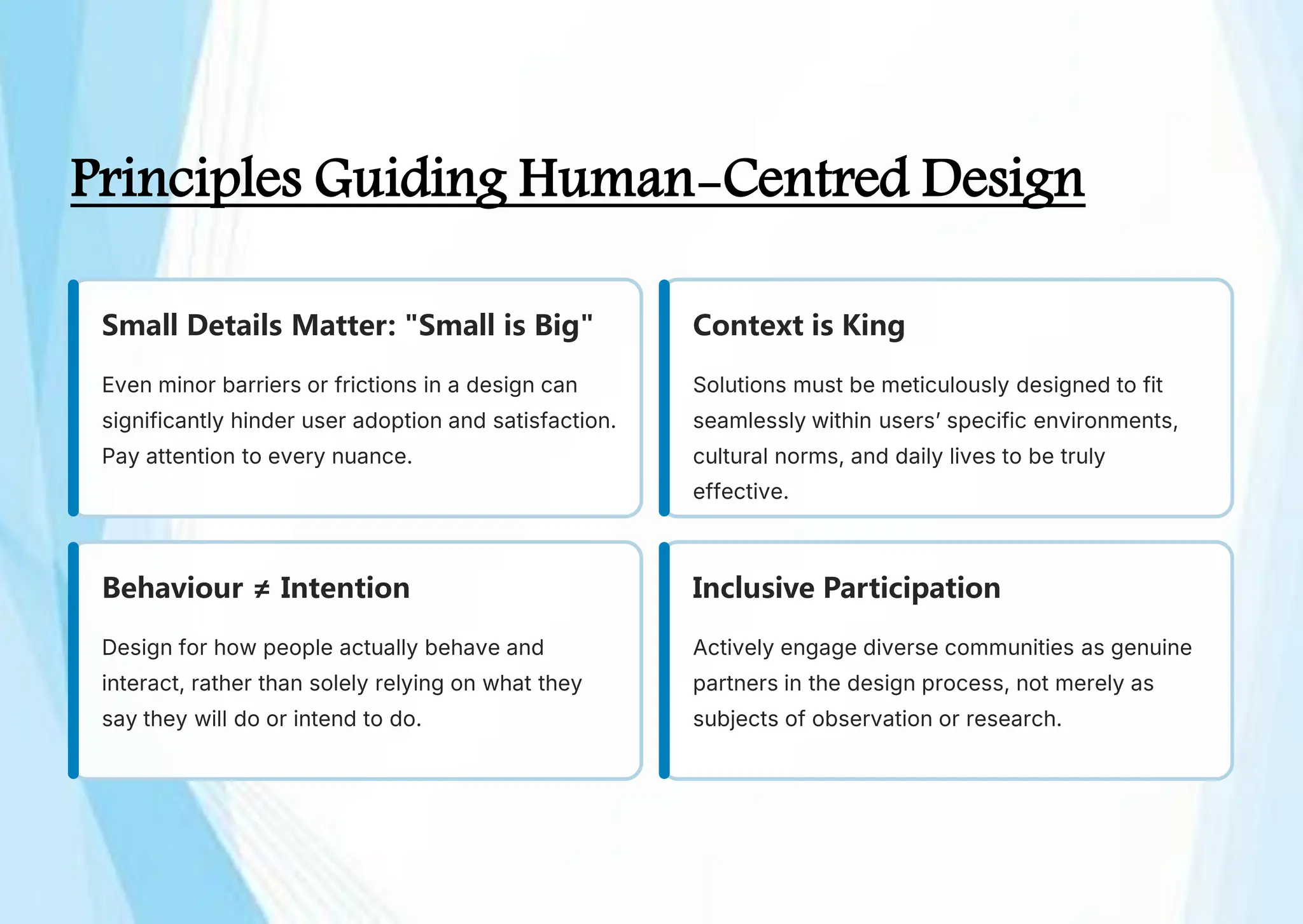A Designing Project on "Human Centered Design" | PDF
