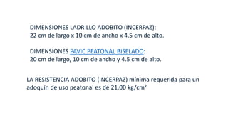 PAVIMENTOS EXTERIORES aplicados a la construcción EN DIFERENTES TIPOS ...