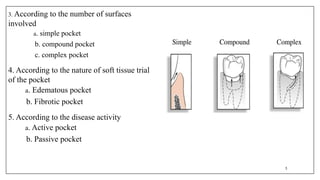 PERIODONTAL POCKET - Classification, Features, Mechanism.pptx