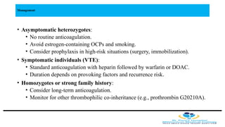 Hypercoagulable state definition epidemiology pathogenesis and approach ...