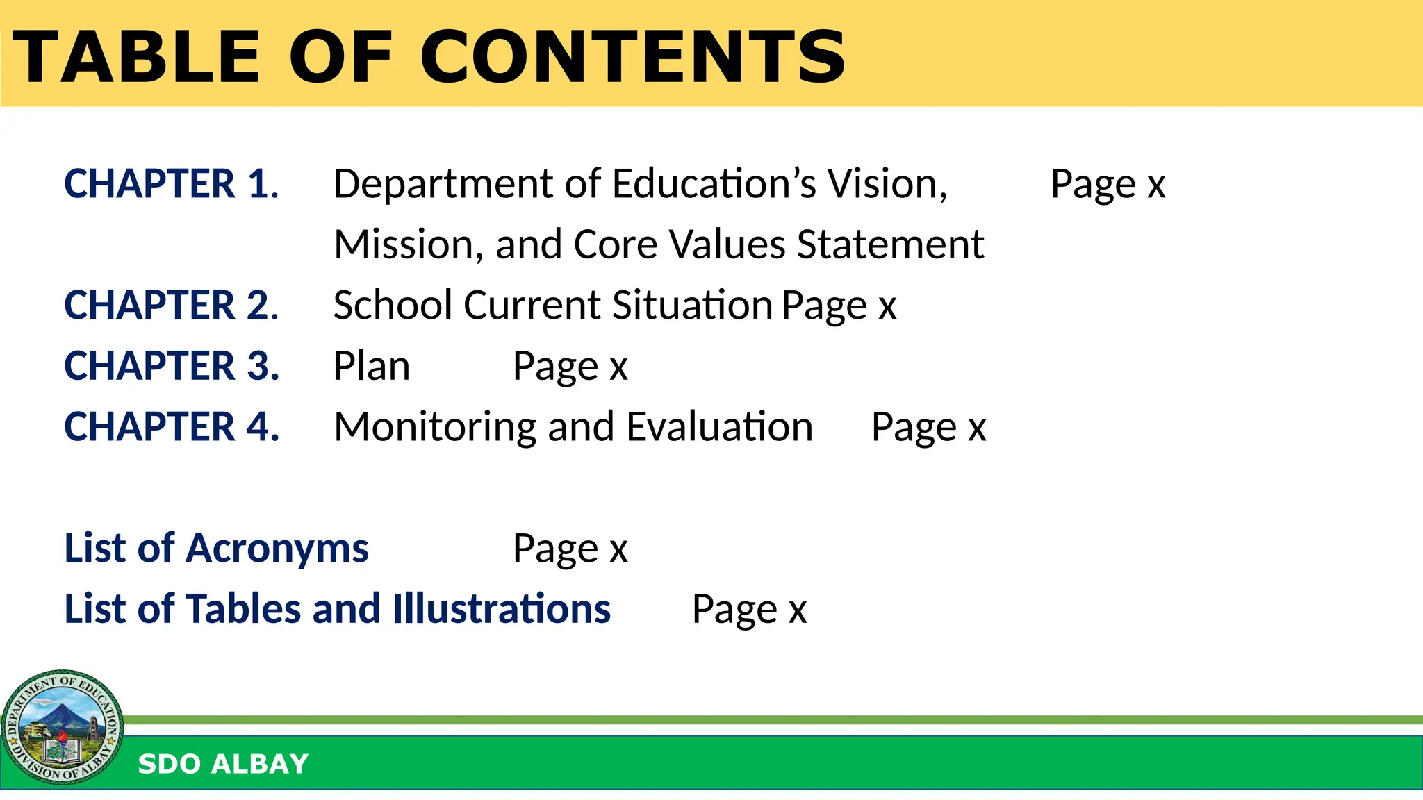 School improvement Plan Crafting workshop | PPTX