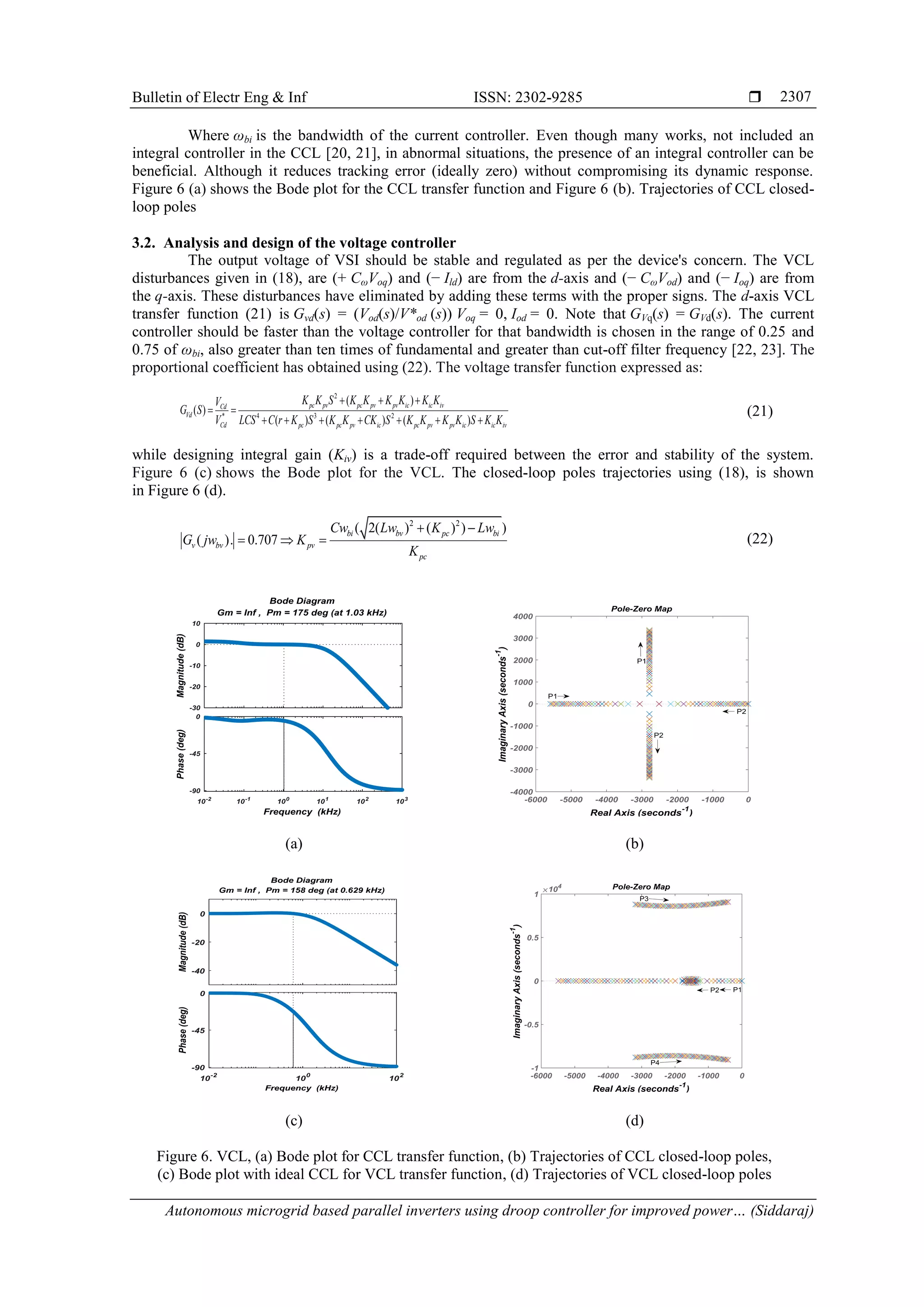 Autonomous Microgrid Based Parallel Inverters Using Droop Controller