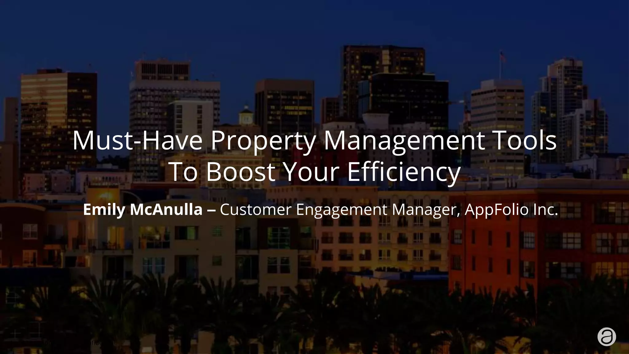 Must-Have Property Management Tools To Boost Your Efficiency | PPTX