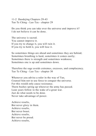 11-2 Daodejing Chapters 29-43Tao Te Ching - Lao Tzu - chapter 2.docx