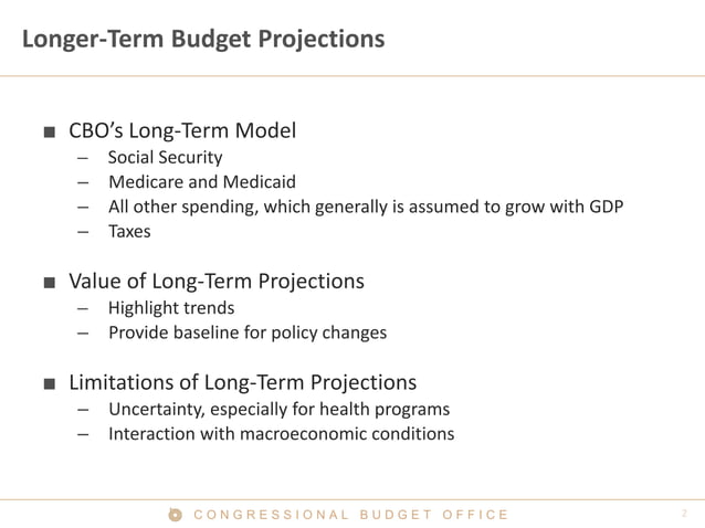 CBO’s Long-Term Projections for Medicare and Medicaid Spending in the ...