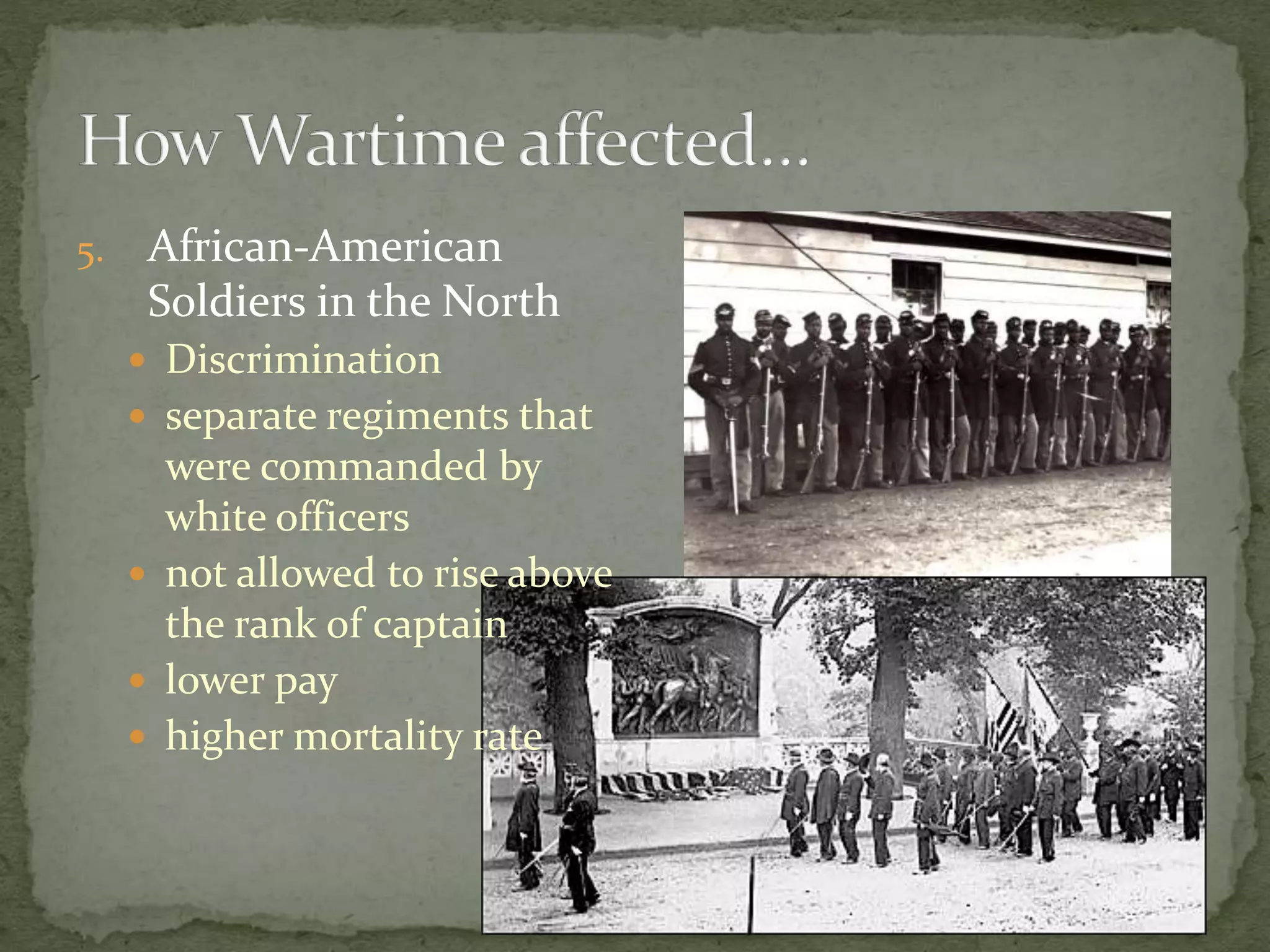 The Civil War: Life During and the Legacy of | PPTX