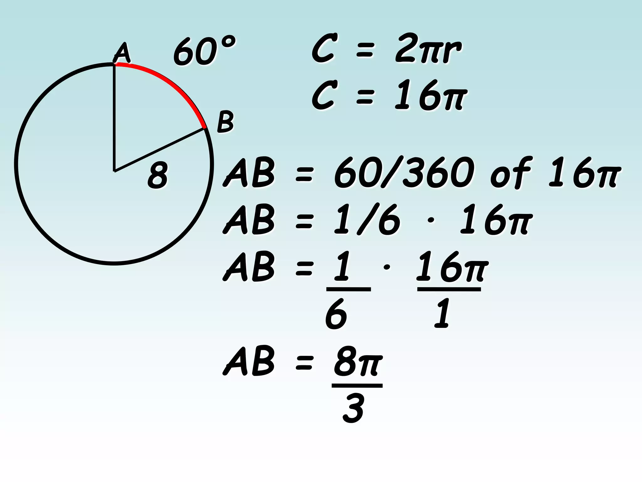 11-3 Arc Length, Sectors & Sections.ppt