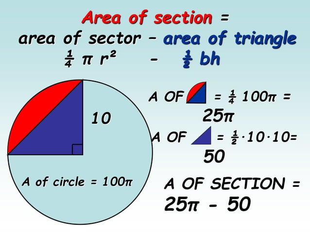 11-3 Arc Length, Sectors & Sections.ppt