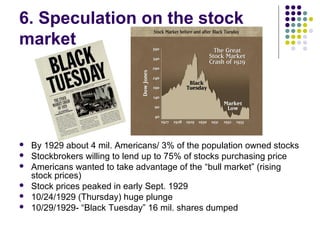 11.3 causes of the great depression 1930 1933 | PPT