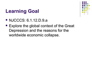 11.3 causes of the great depression 1930 1933 | PPT