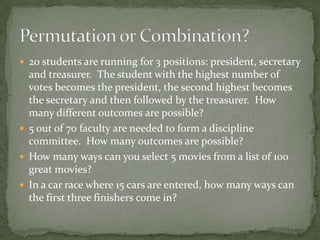 11.3 Combinations | PPT
