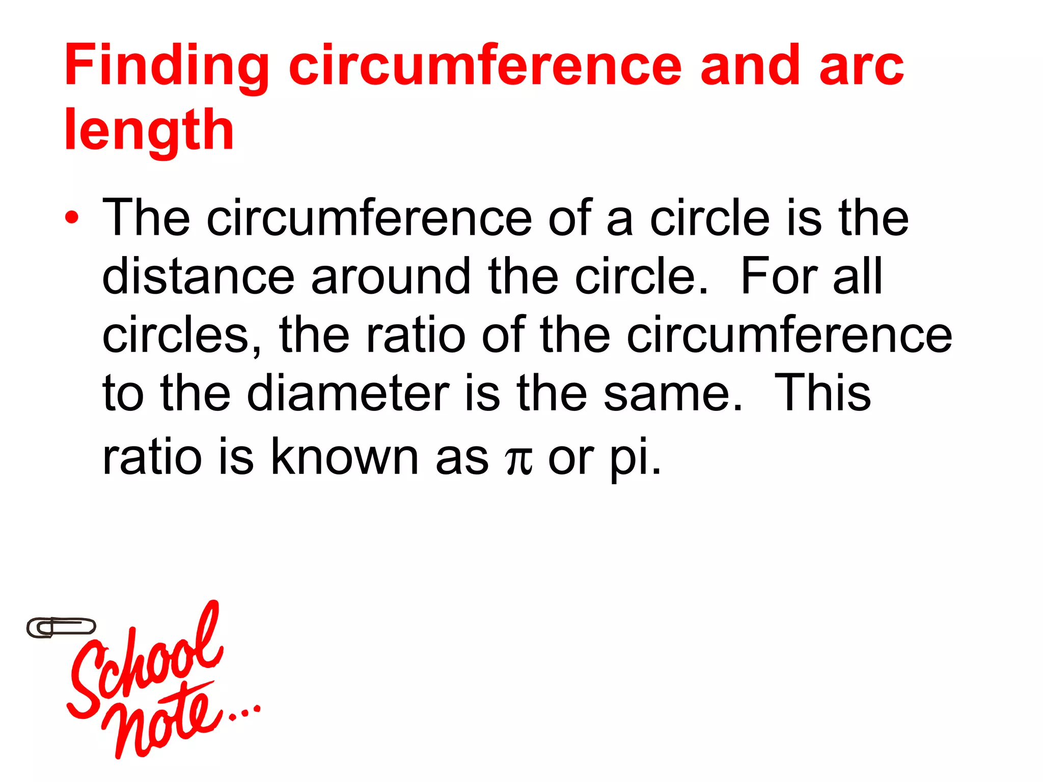 11.4 circumference and arc length | PPT