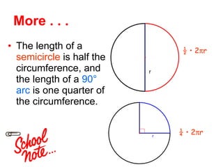 11.4 circumference and arc length | PPT