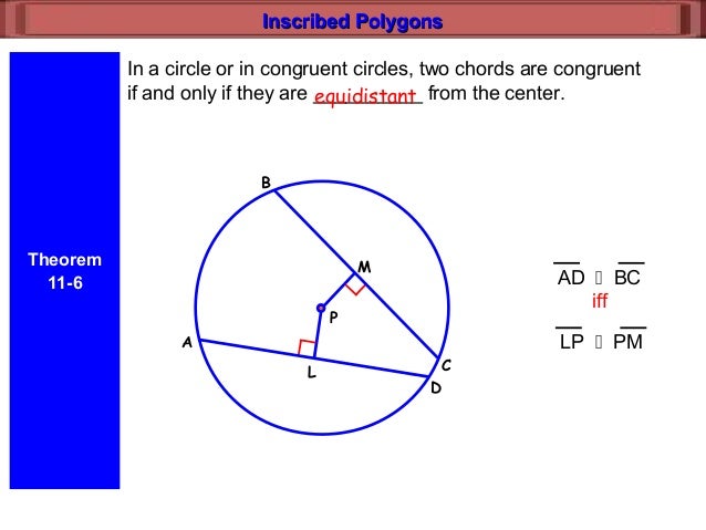 11 4 Inscribed Polygons Lesson