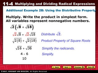 11-4_Multiplying___Dividing_Radical_Expressions.ppt